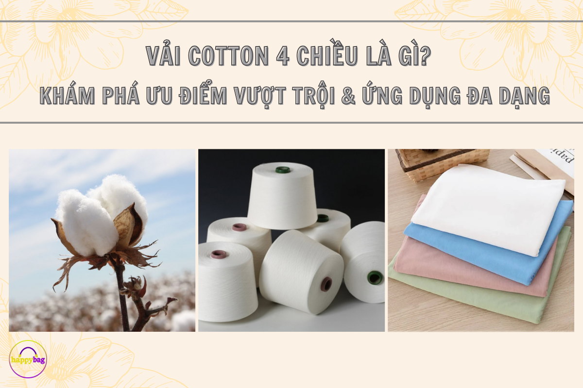 Vải cotton 4 chiều là gì? Ưu điểm & ứng dụng đa dạng
